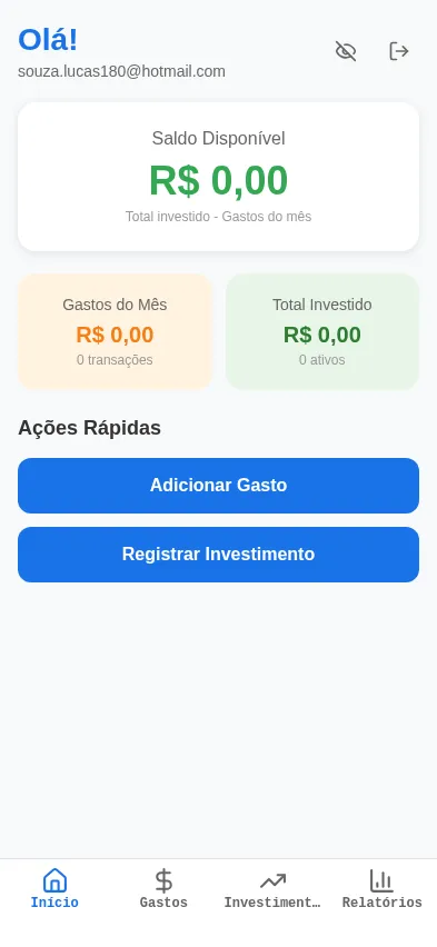 Personal Finance Organizer App for Two Users