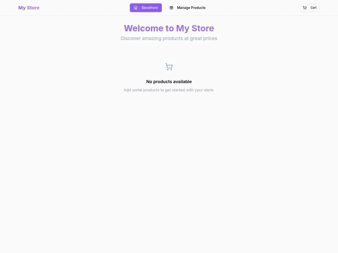 Personal Online Storefront
