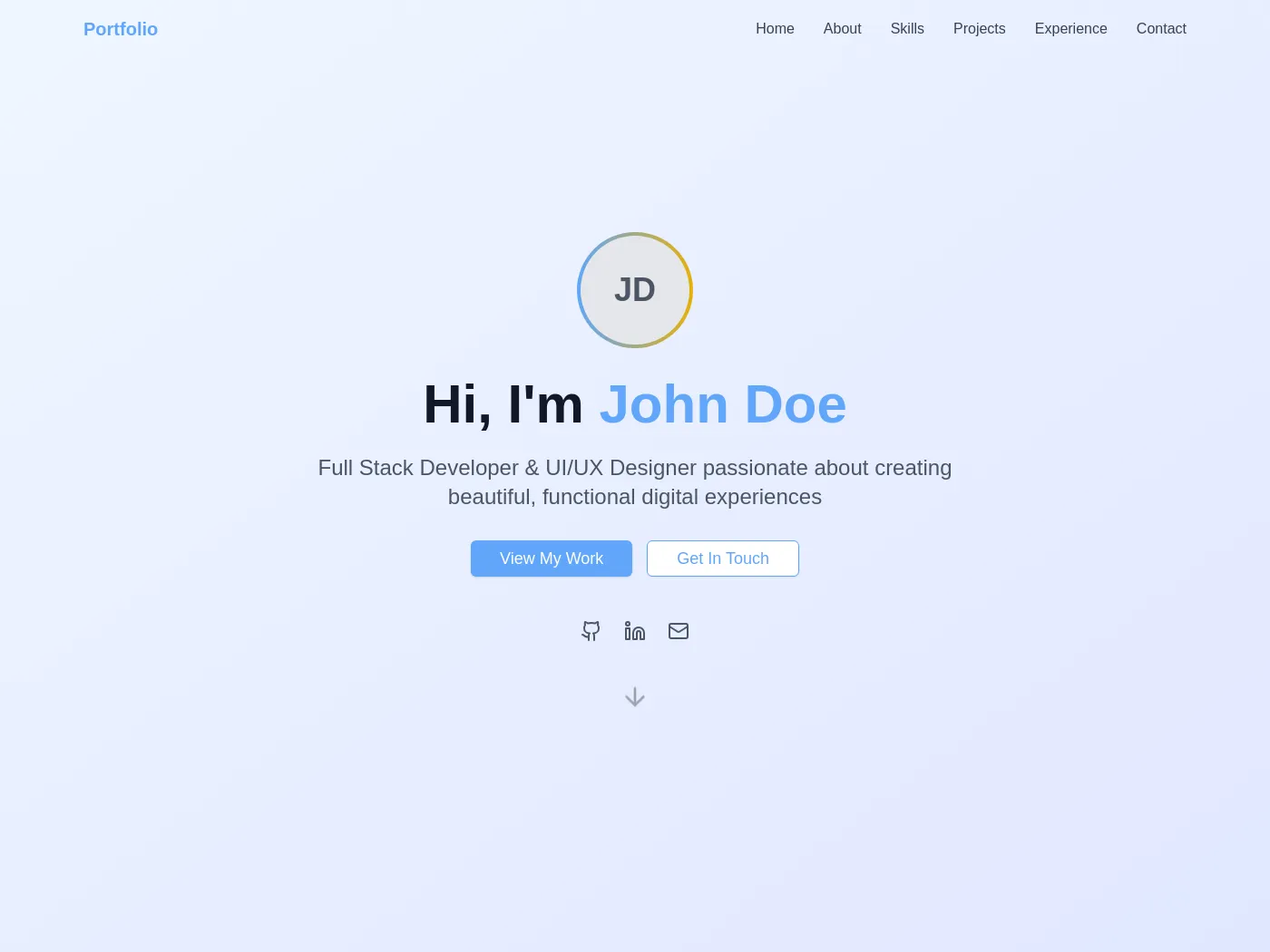 Personal Portfolio Website