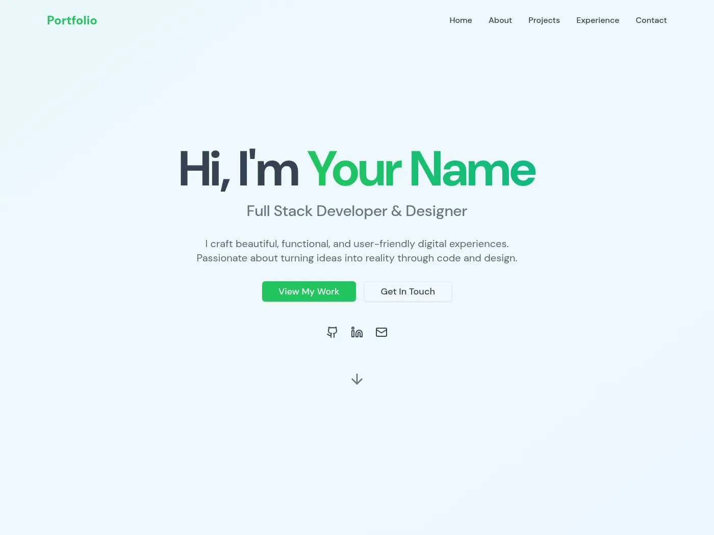 Personal Portfolio Website