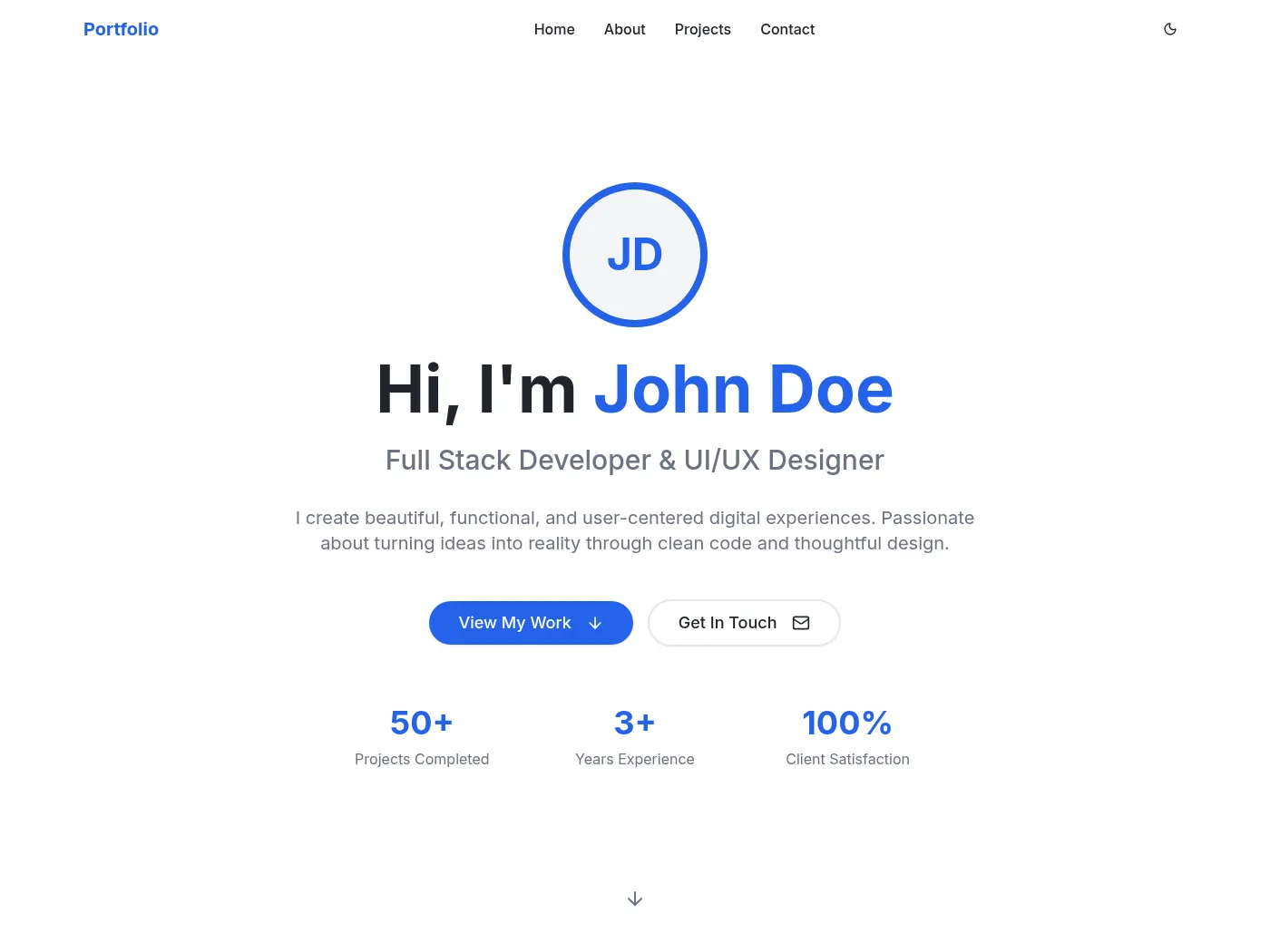 Personal Portfolio Website