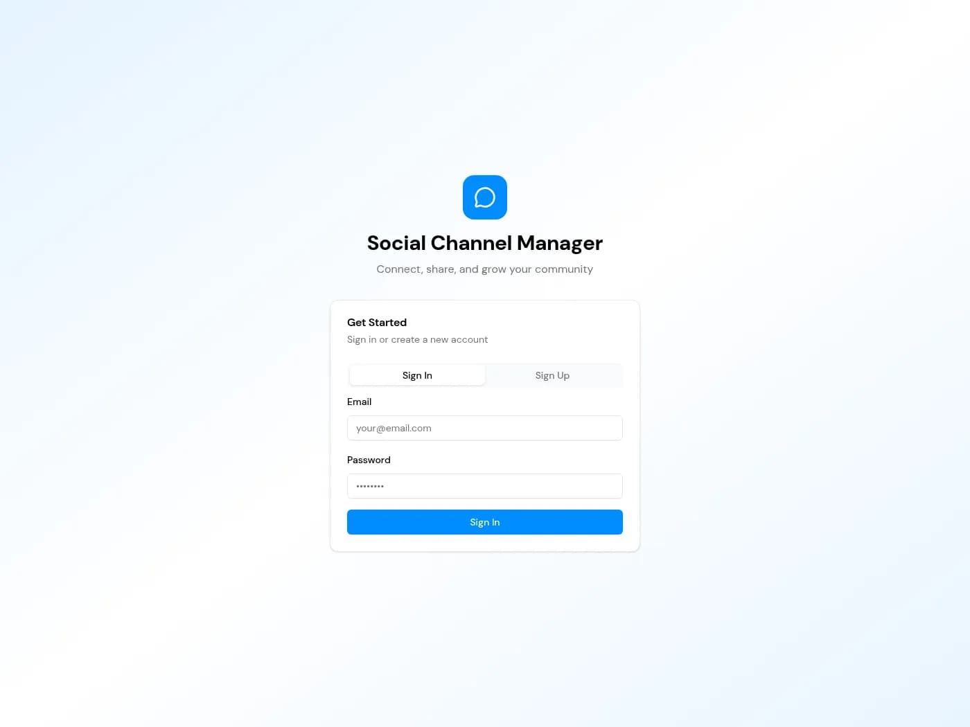 Personal Social Channel Manager with Bot Automation and Premium Features