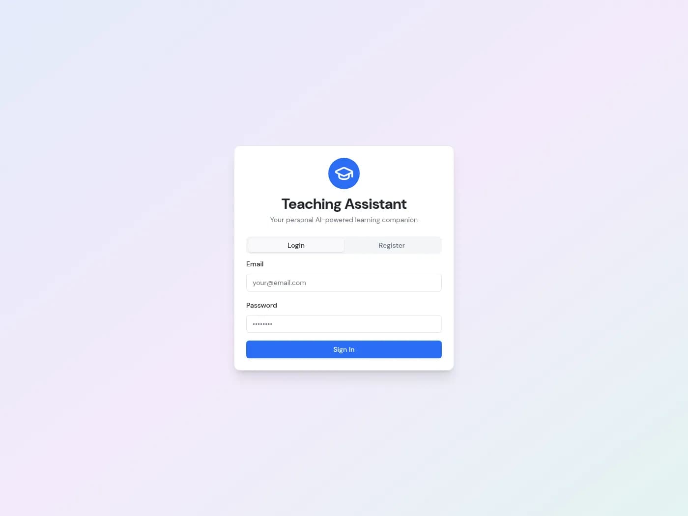 Personal Teaching Assistant Platform