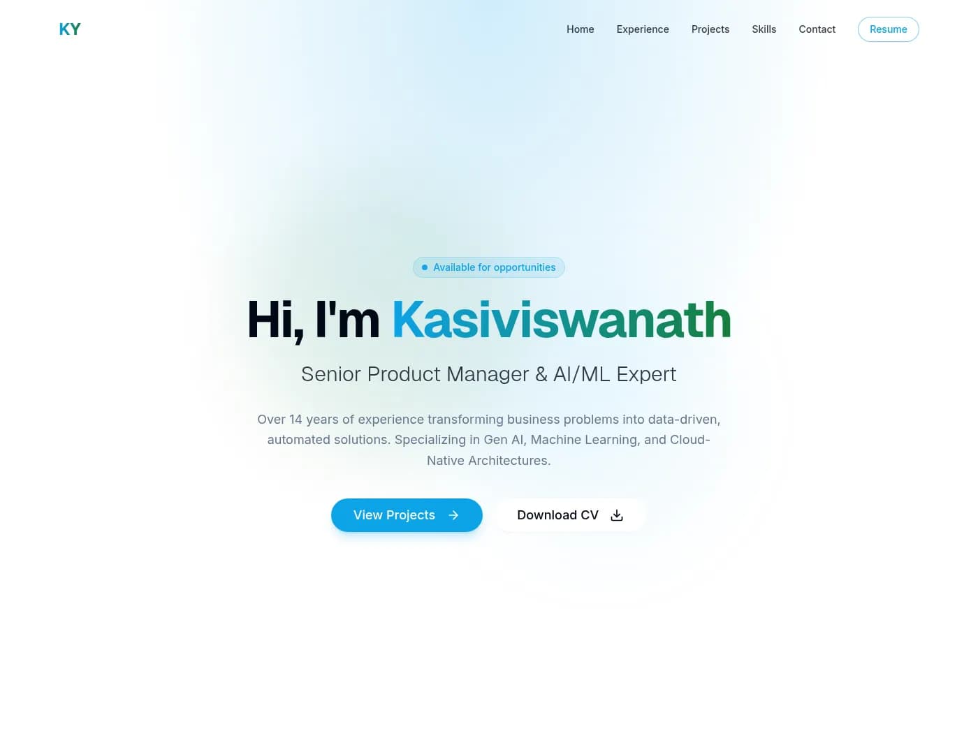 Personal Web Portfolio Builder