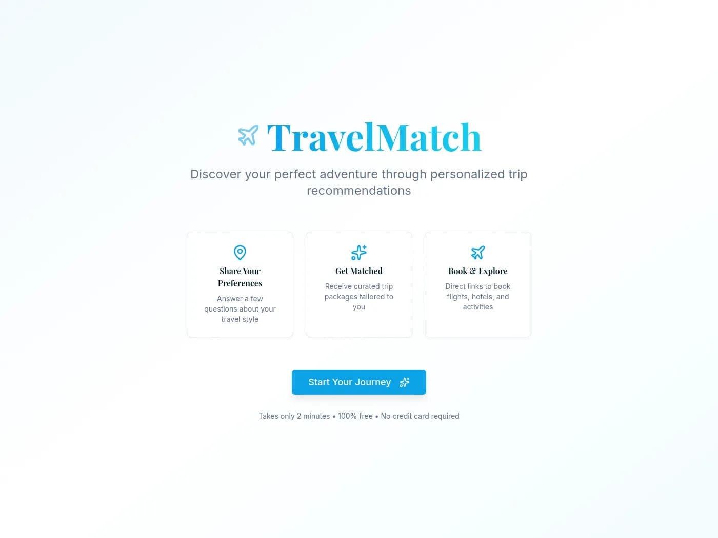 Personalized Travel Recommendation App