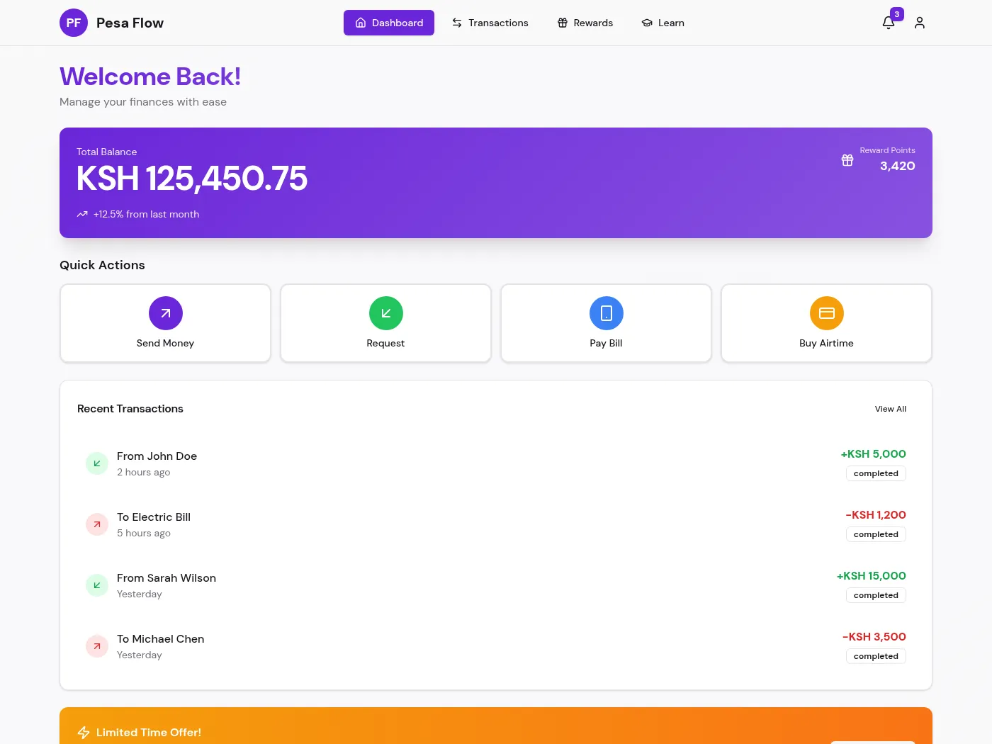Pesa Flow: Next-Generation Mobile Money Platform