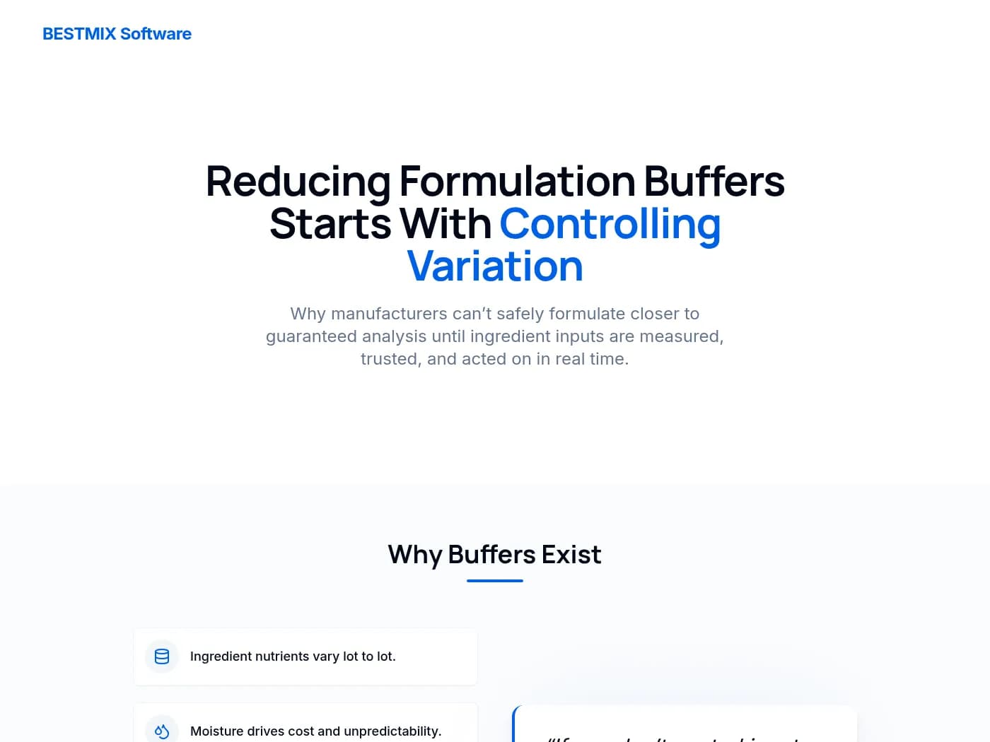 Pet Food Formulation Buffer Reduction Explainer