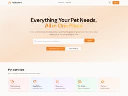 Pet Pal Hub: The Ultimate Marketplace for Pet Needs