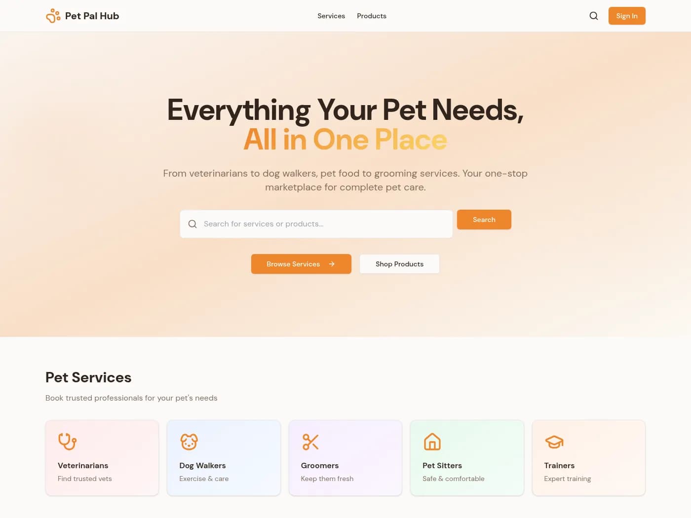 Pet Pal Hub: The Ultimate Marketplace for Pet Needs