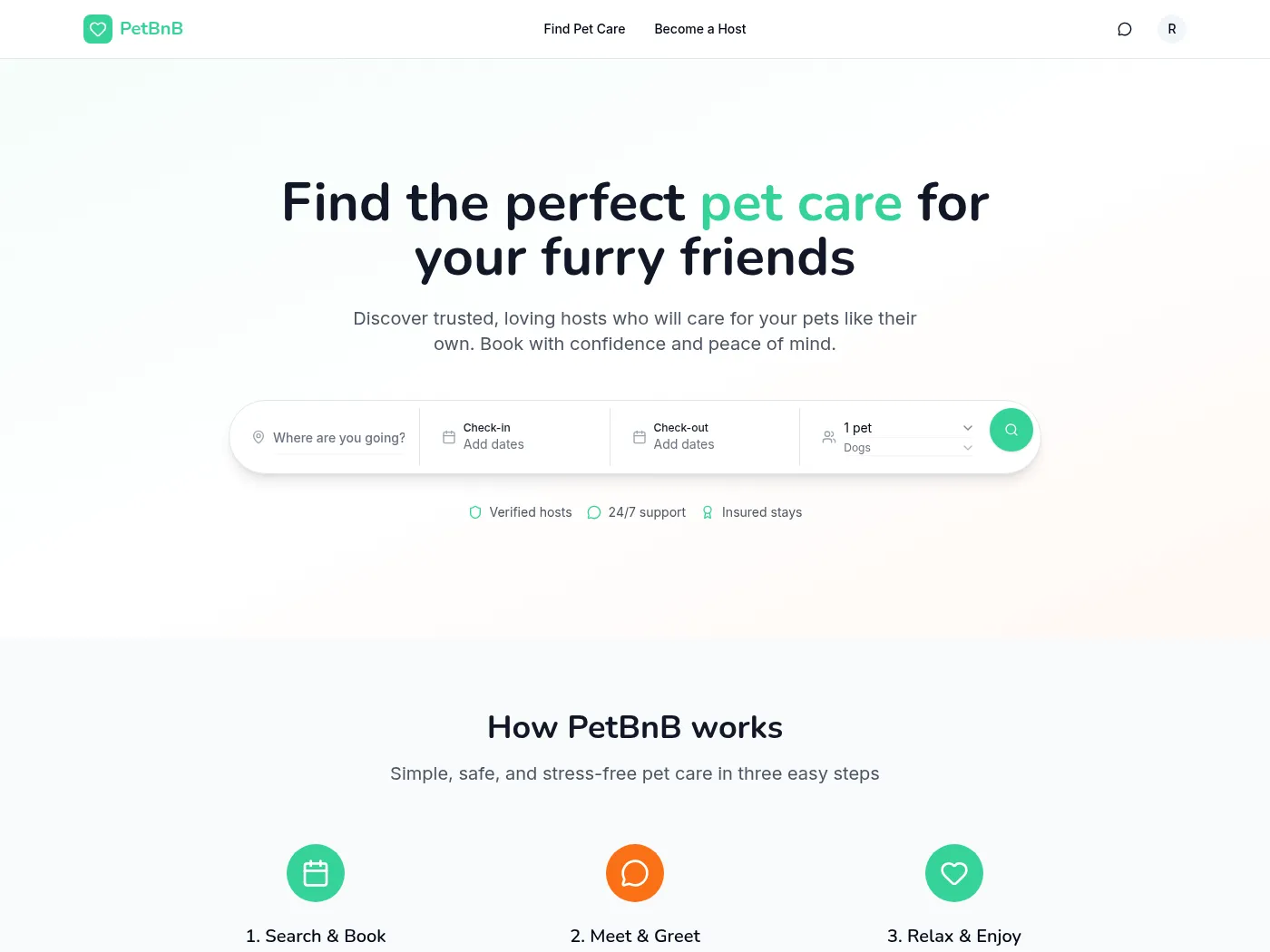 PetBnB: The Airbnb for Pet Boarding