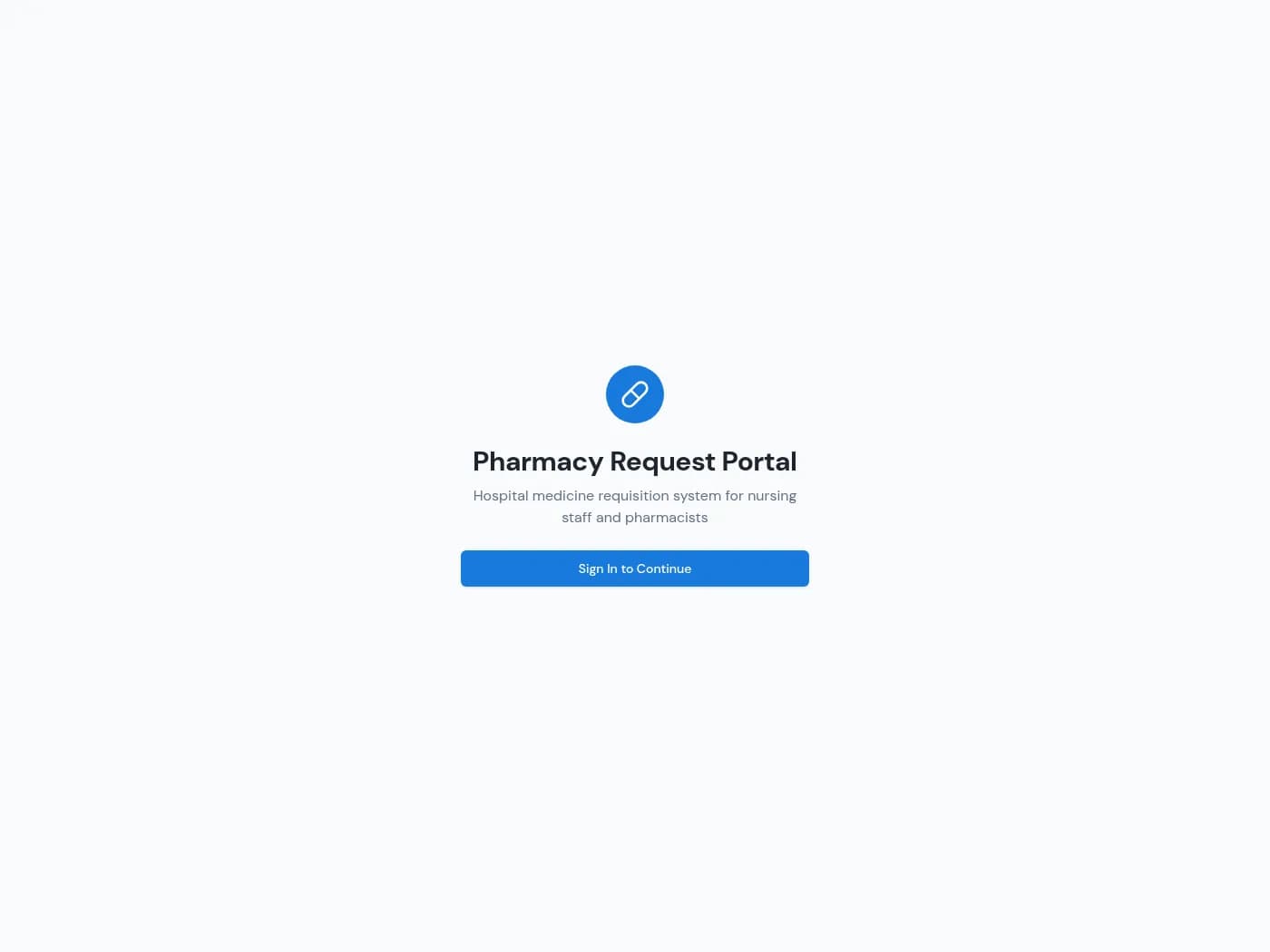 Pharmacy Request Portal