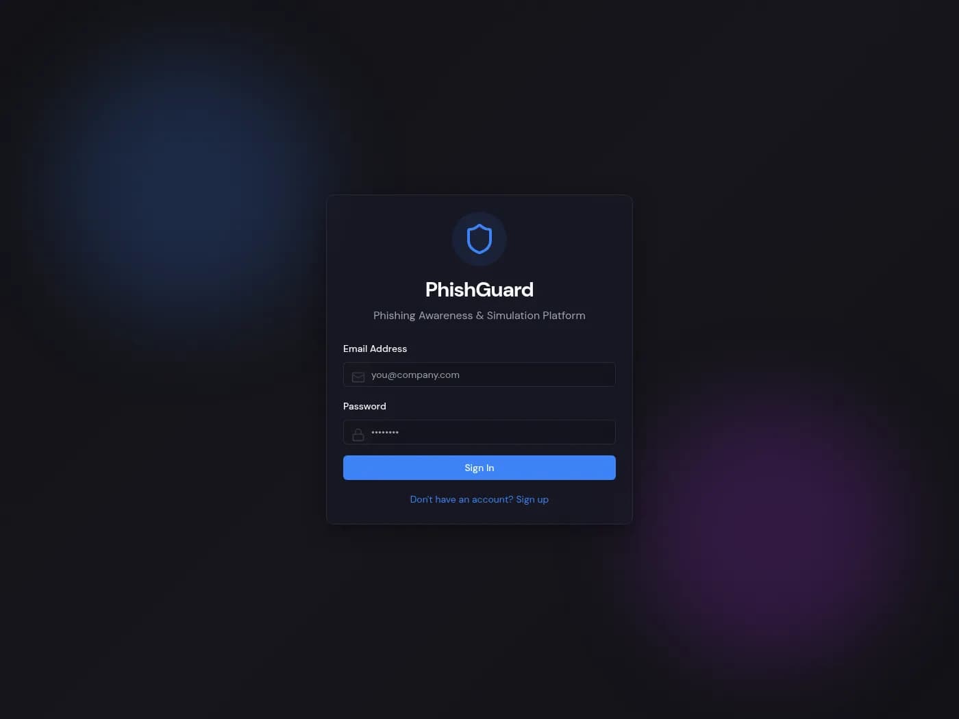 PhishGuard: Interactive Phishing Awareness & Simulation Platform