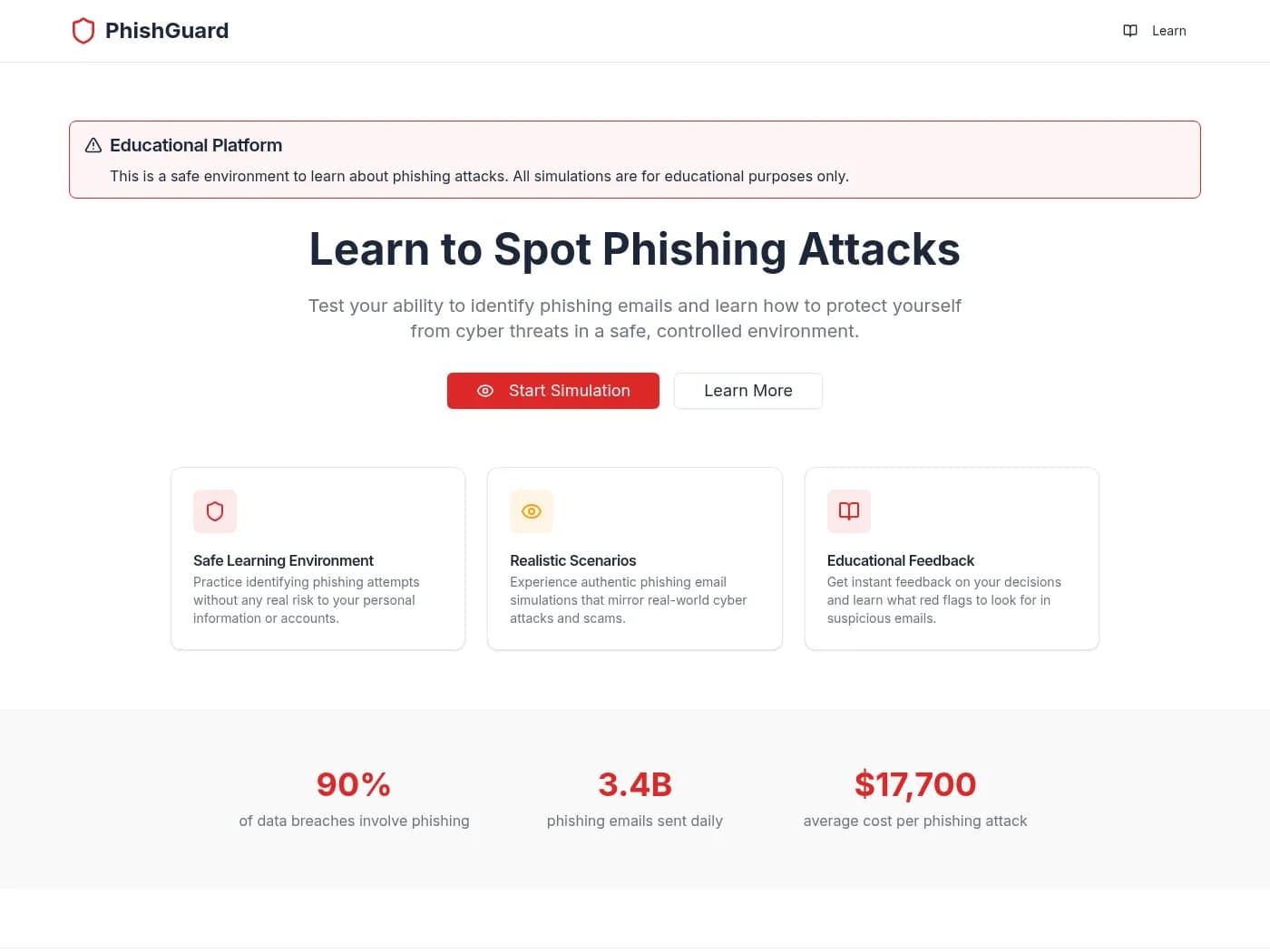 Phishing Simulation Awareness Platform