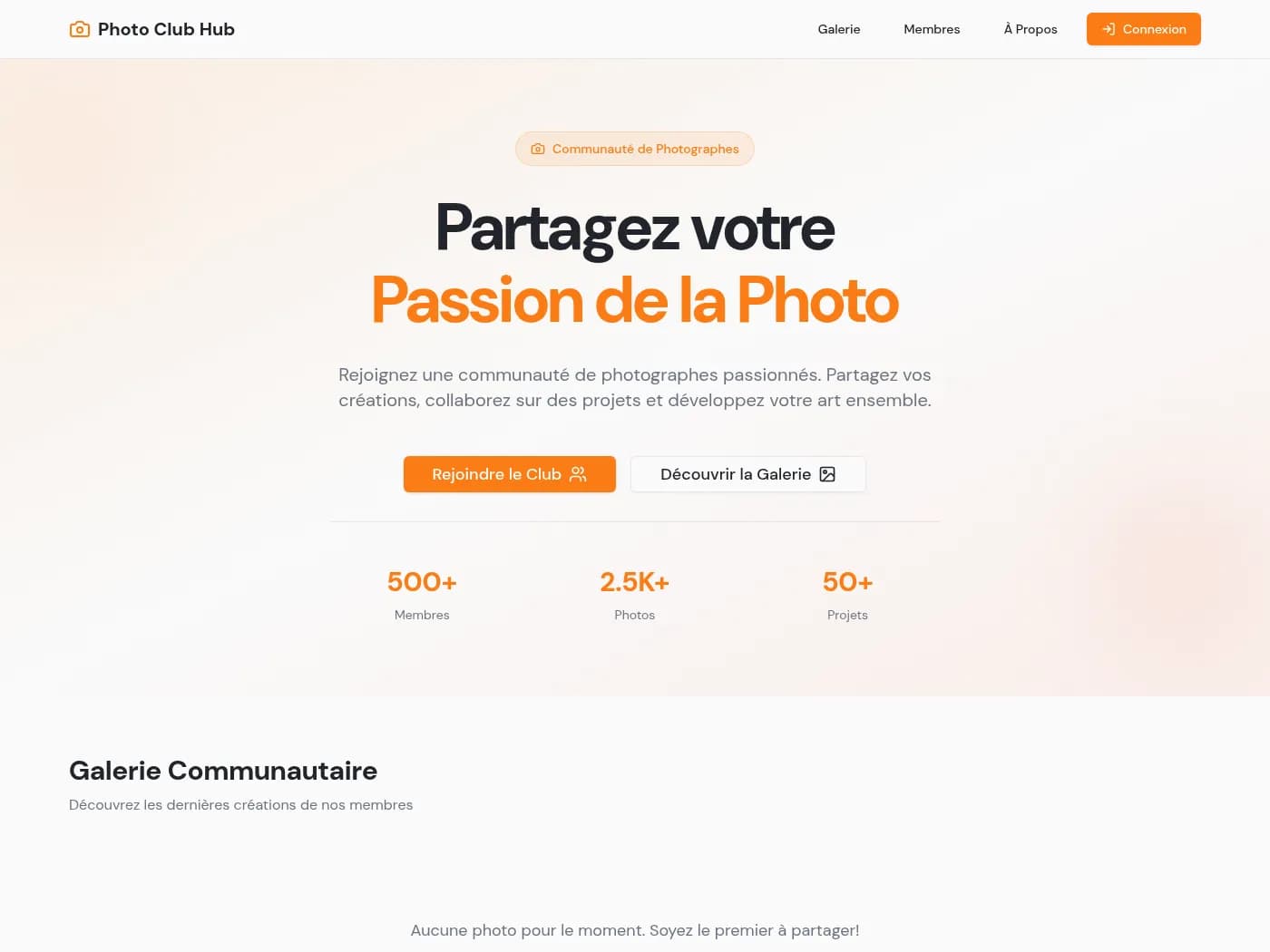 Photo Club Hub