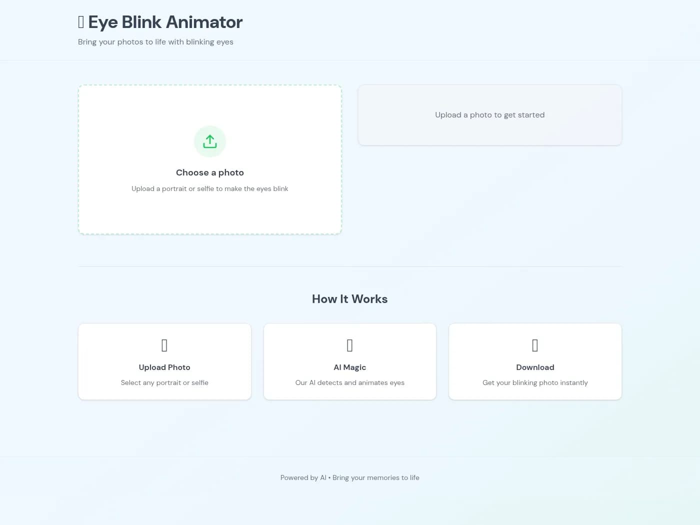 Photo Eye Blinking Animator
