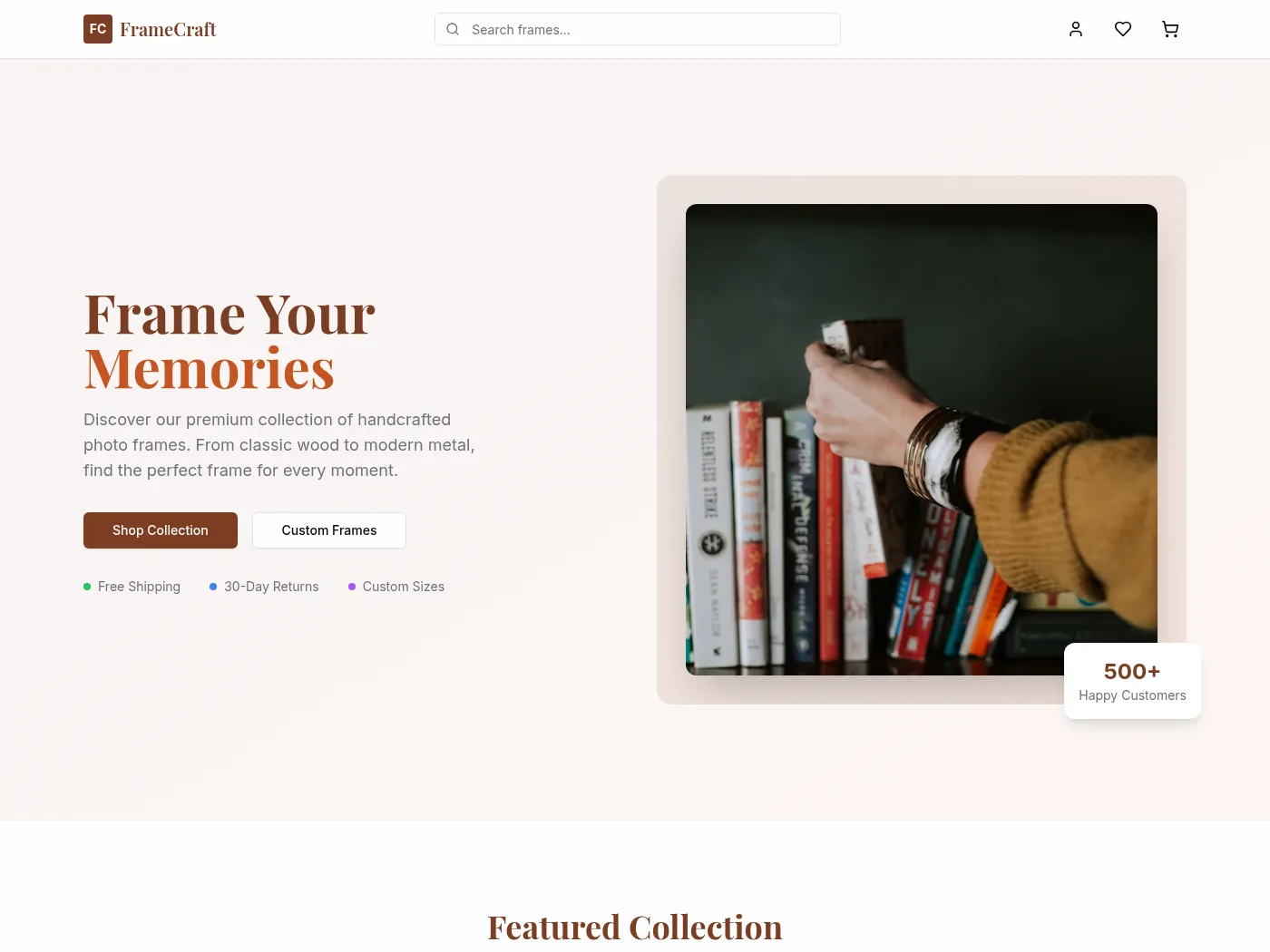 Photo Frame Online Store