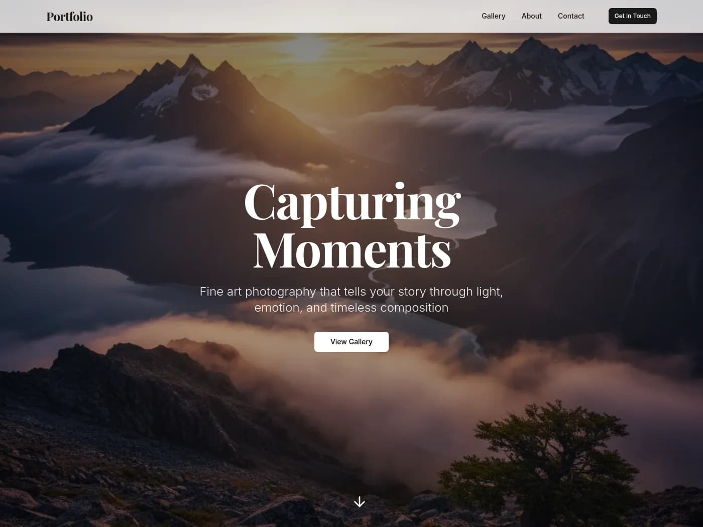 Photo Portfolio Website