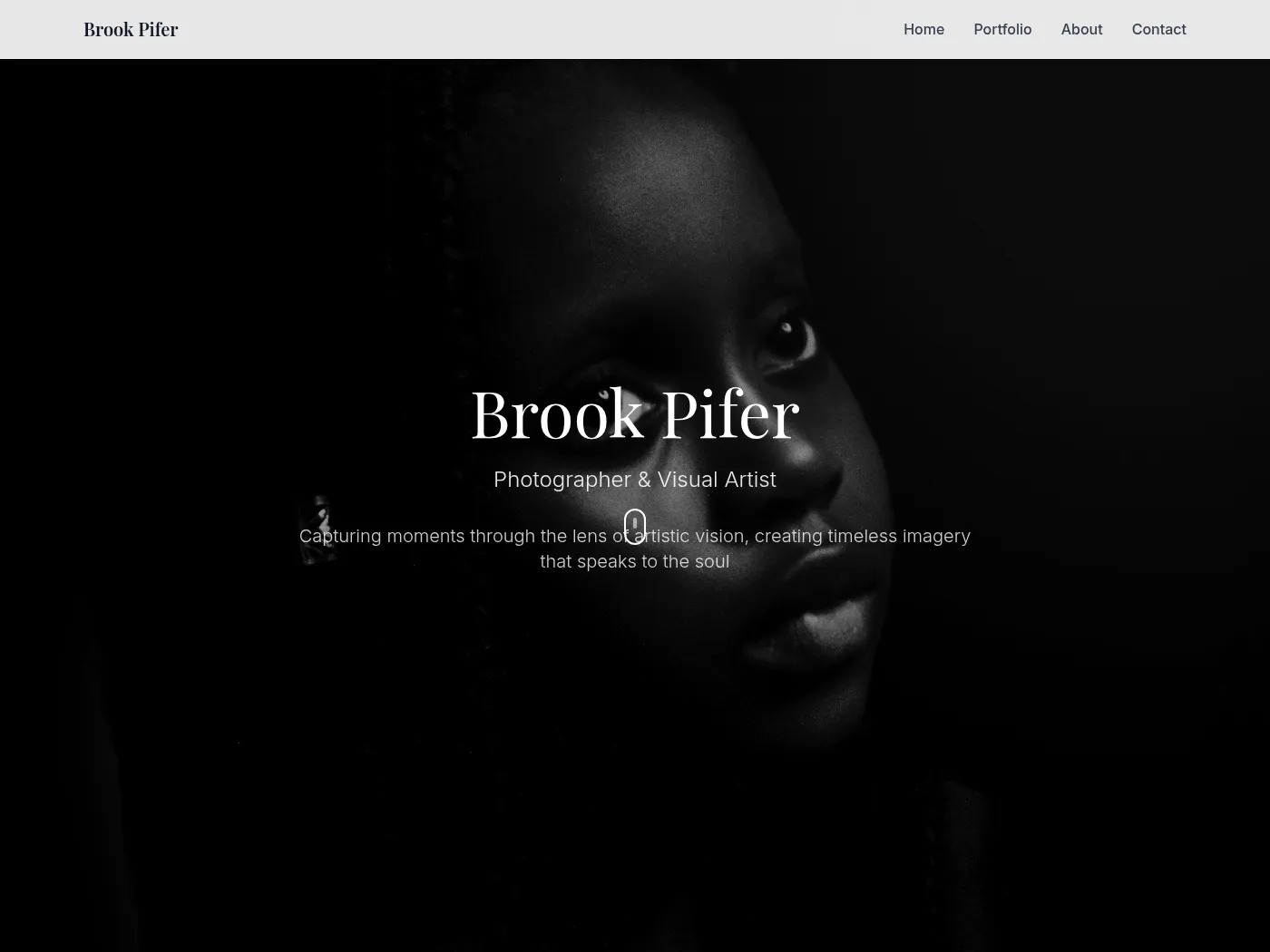 Photographer Portfolio and Gallery Website