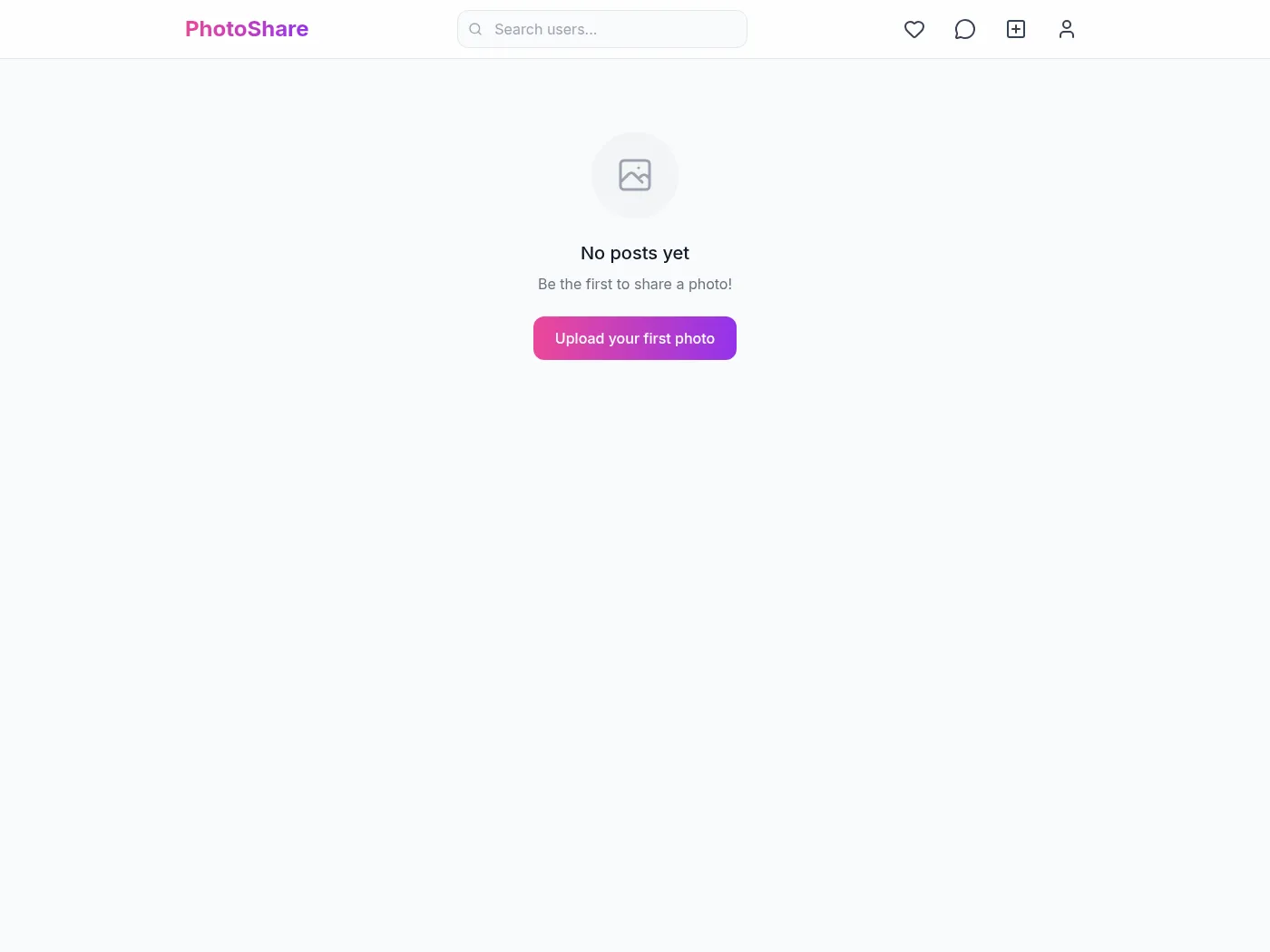 PhotoShare - Social Media Image Sharing Platform