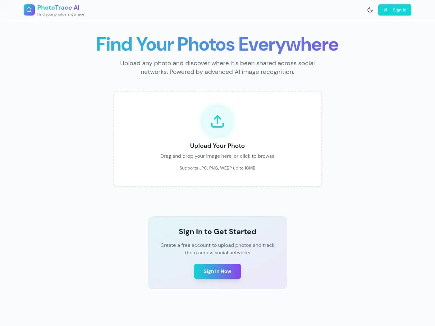 PhotoTrace AI