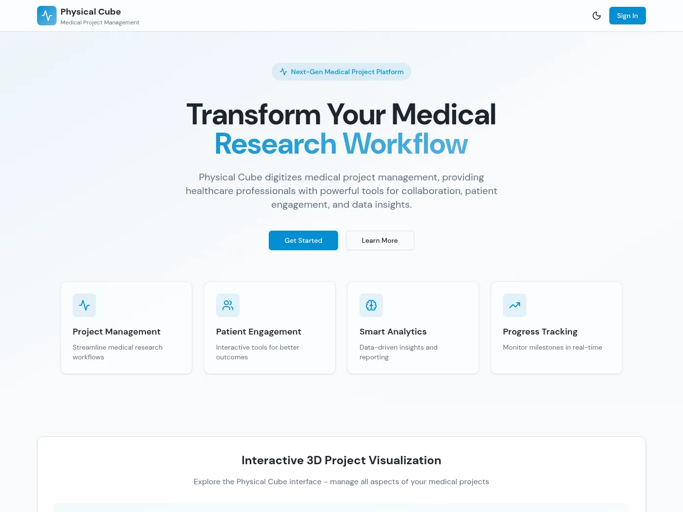 Physical Cube Medical Project App