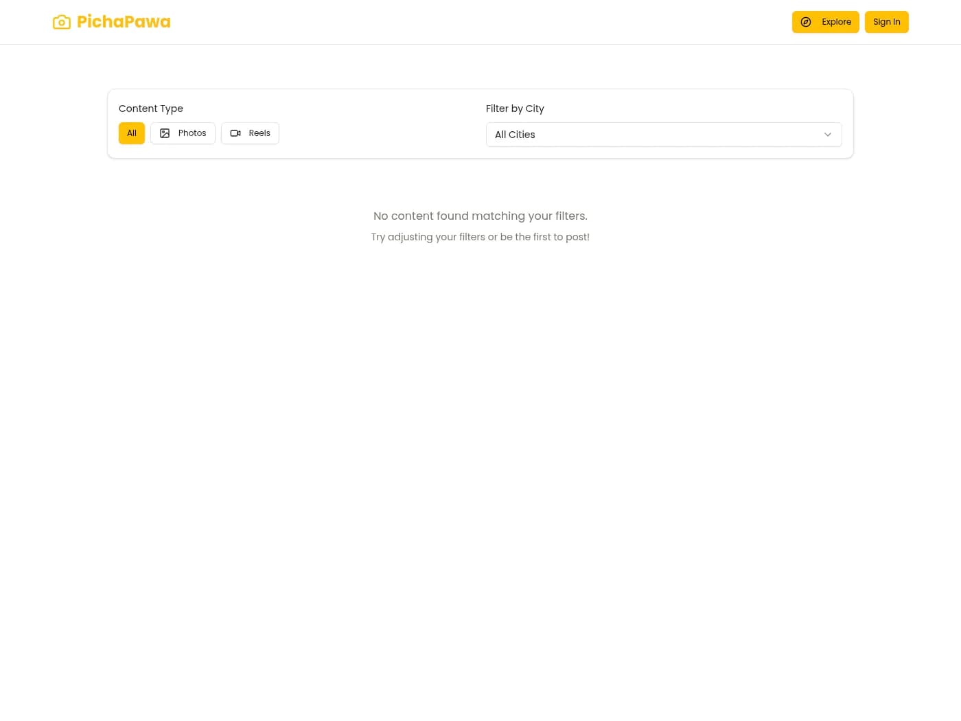 PichaPawa Web App