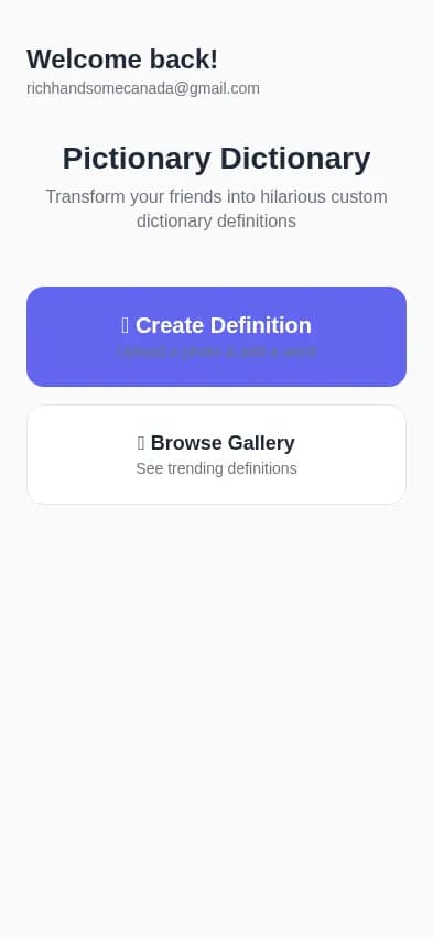 Pictionary Dictionary: Viral AI-Powered Photo-to-Definition Mobile App