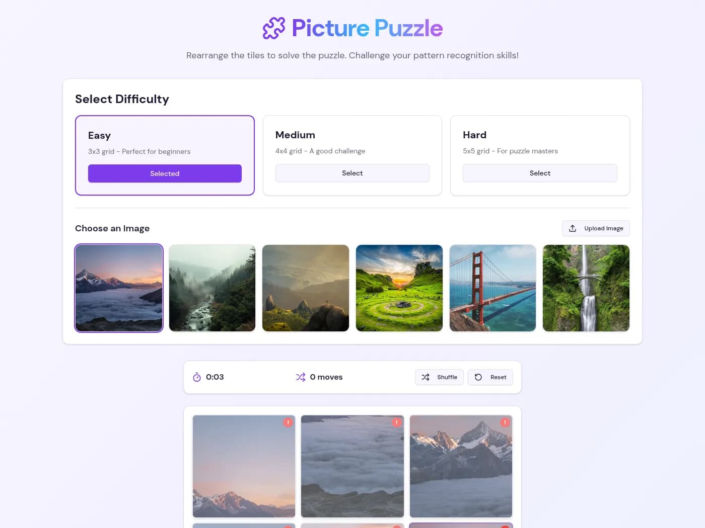 Picture Puzzle Game