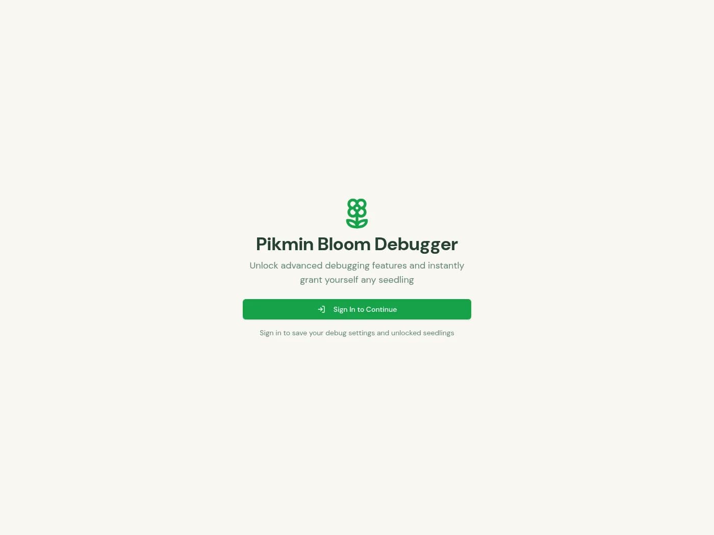 Pikmin Bloom Debugger