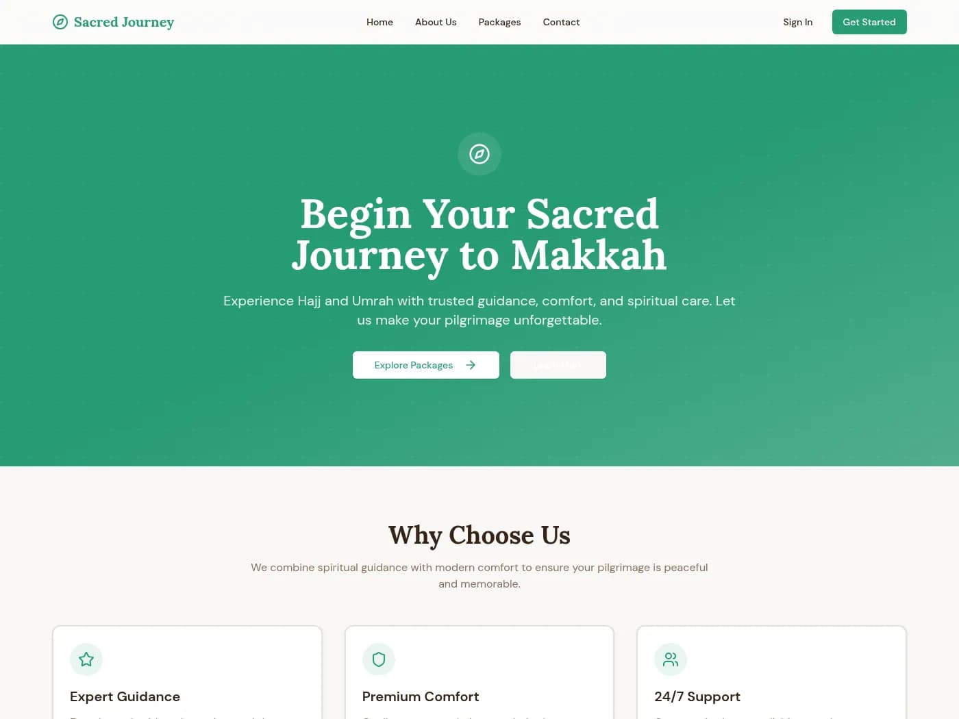 Pilgrimage Travel Agency Platform