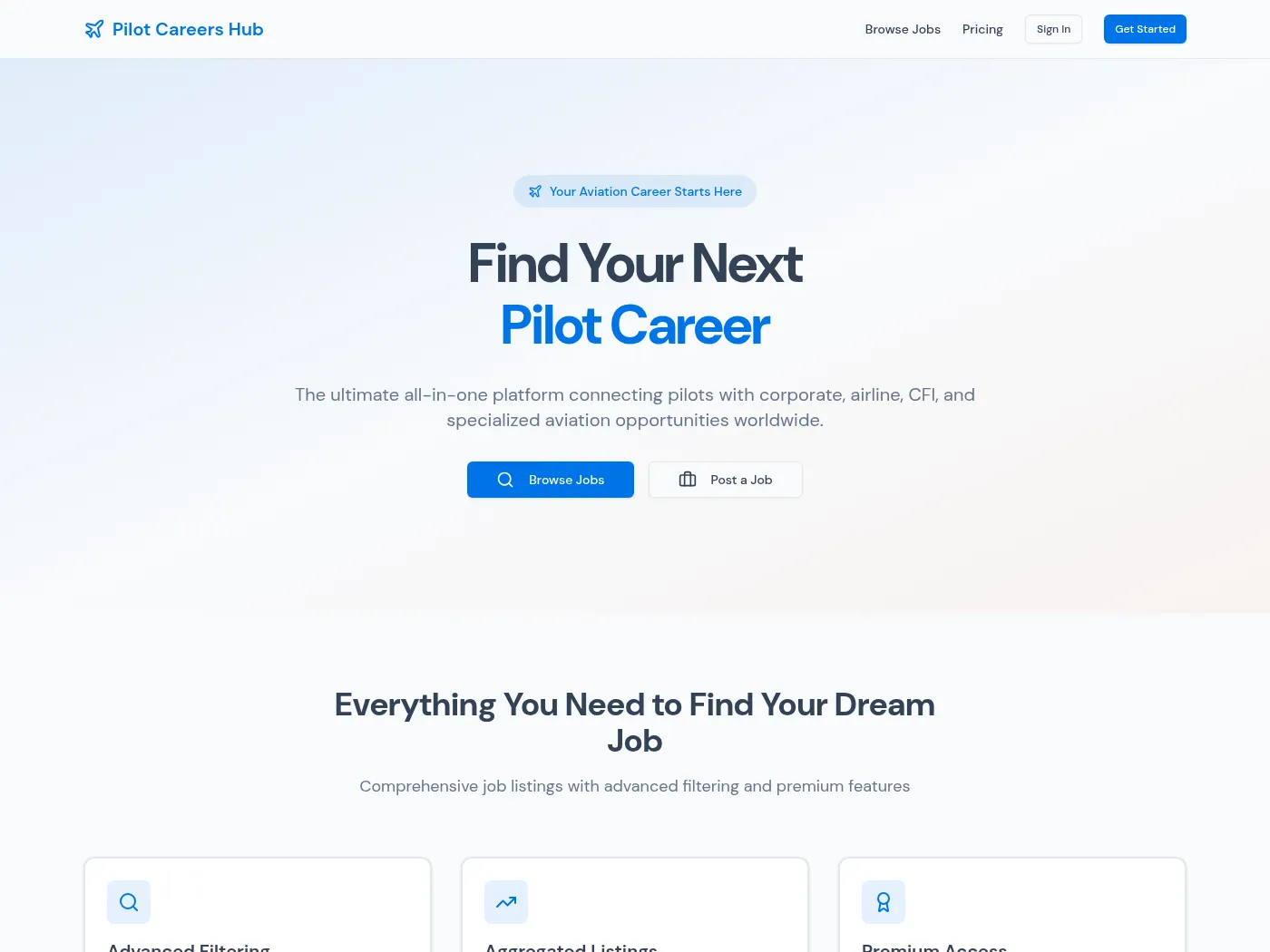 Job board built with Blink