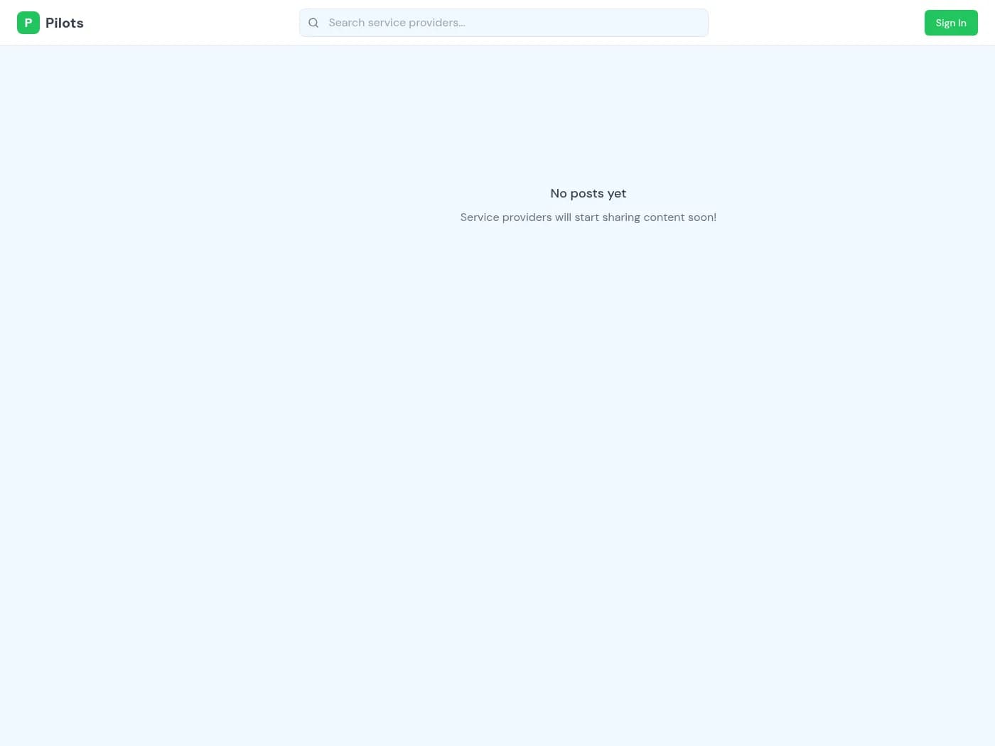 Pilots – Hire Skilled Service Providers Easily
