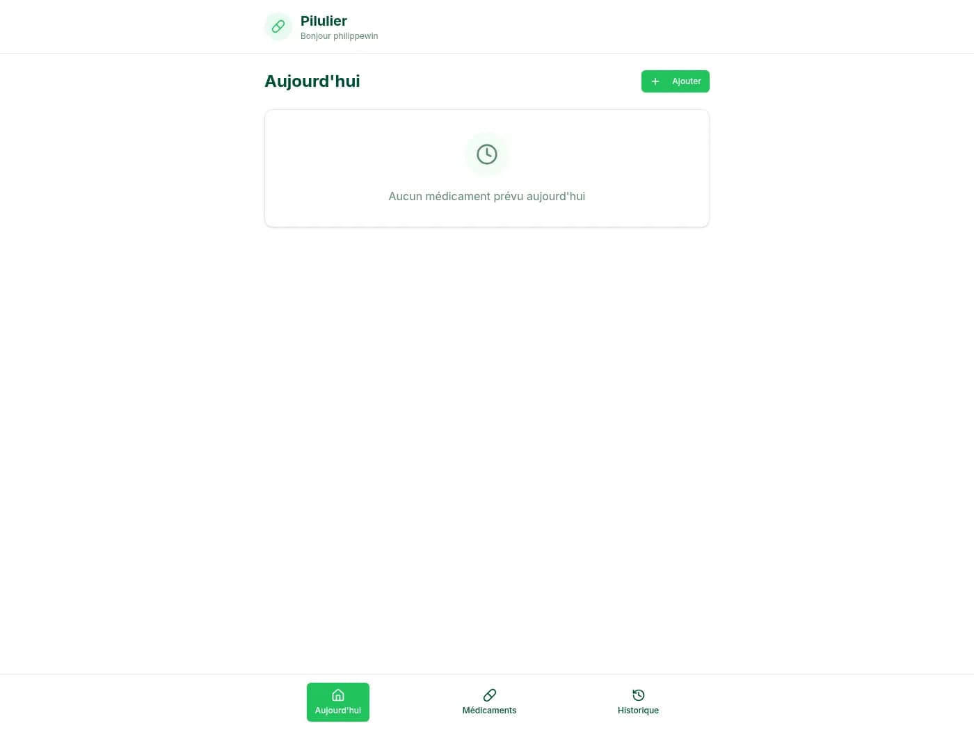 Pilulier – Modern Pill Reminder and Medication Management