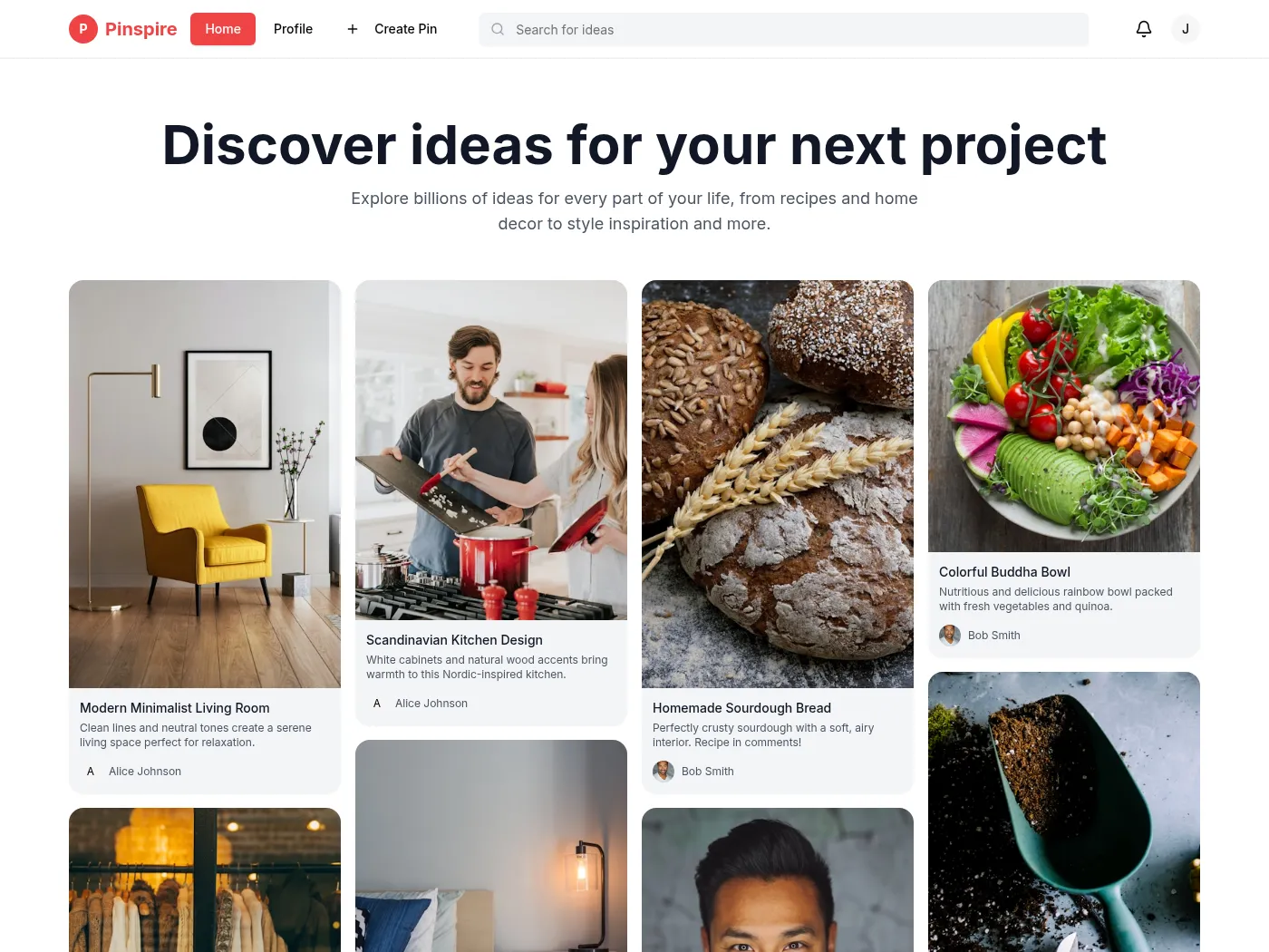 Pinspire: A Pinterest Clone