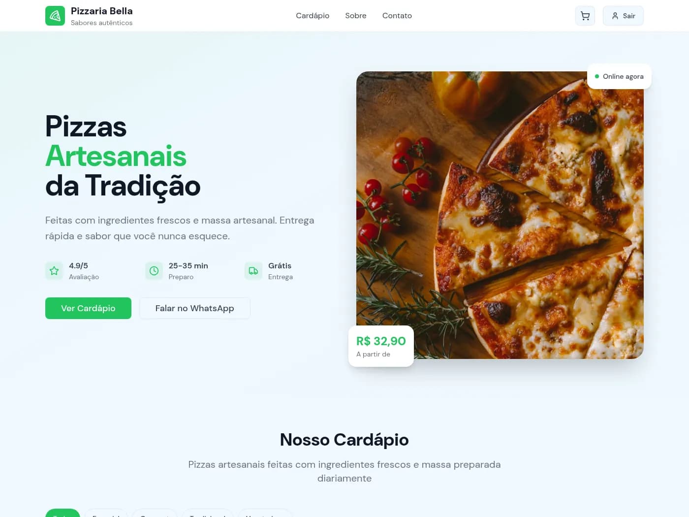 Pizzaria App