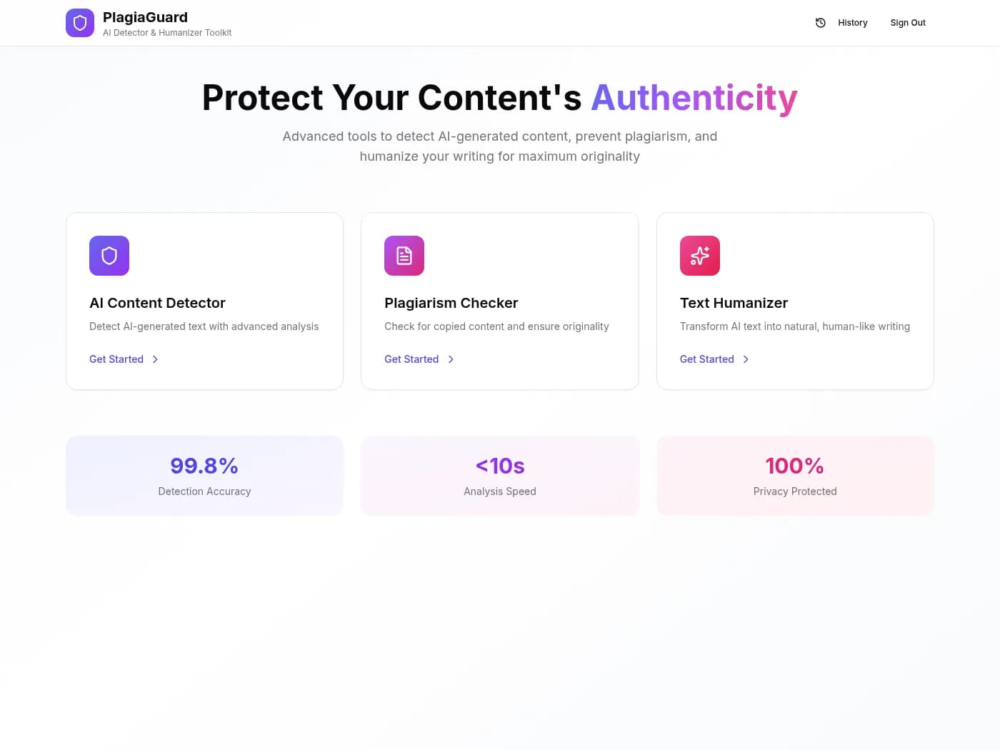 PlagiaGuard: AI Detector & Humanizer Toolkit