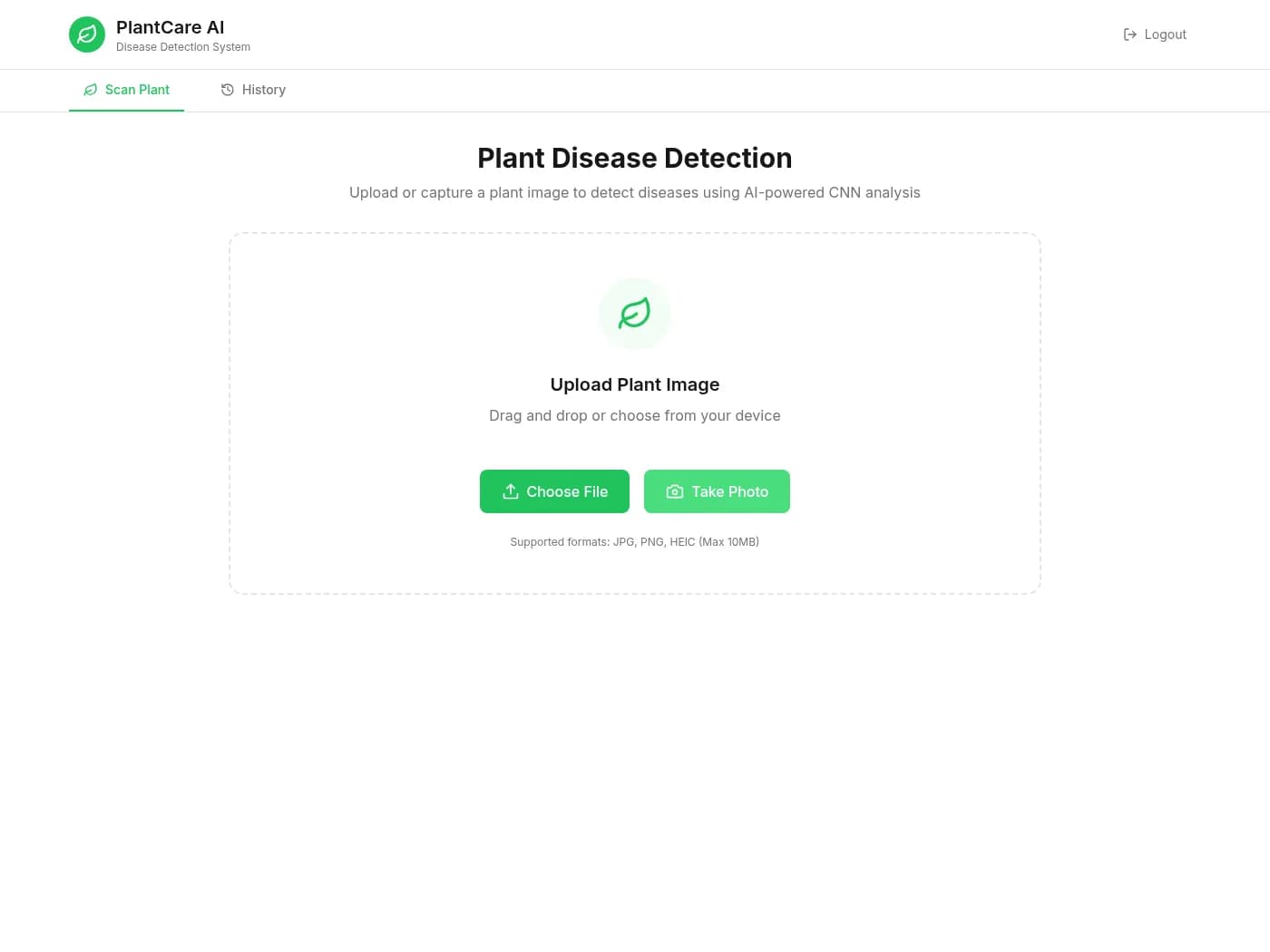 Plant Disease Detection with CNN