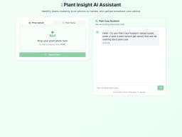 Plant Insight AI Assistant