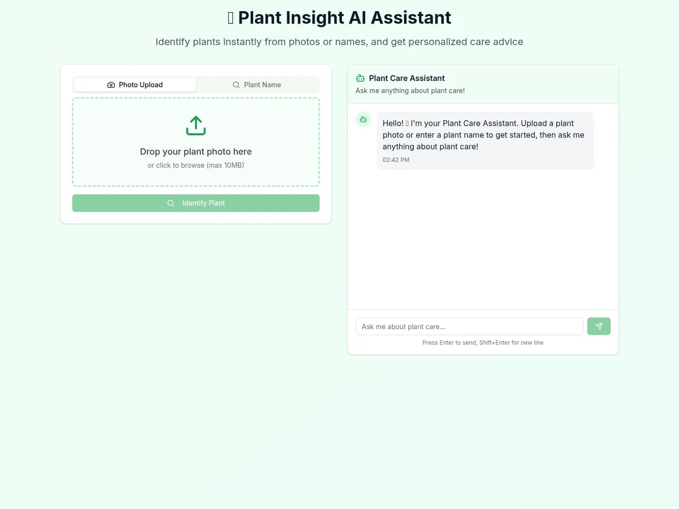 Plant Insight AI Assistant