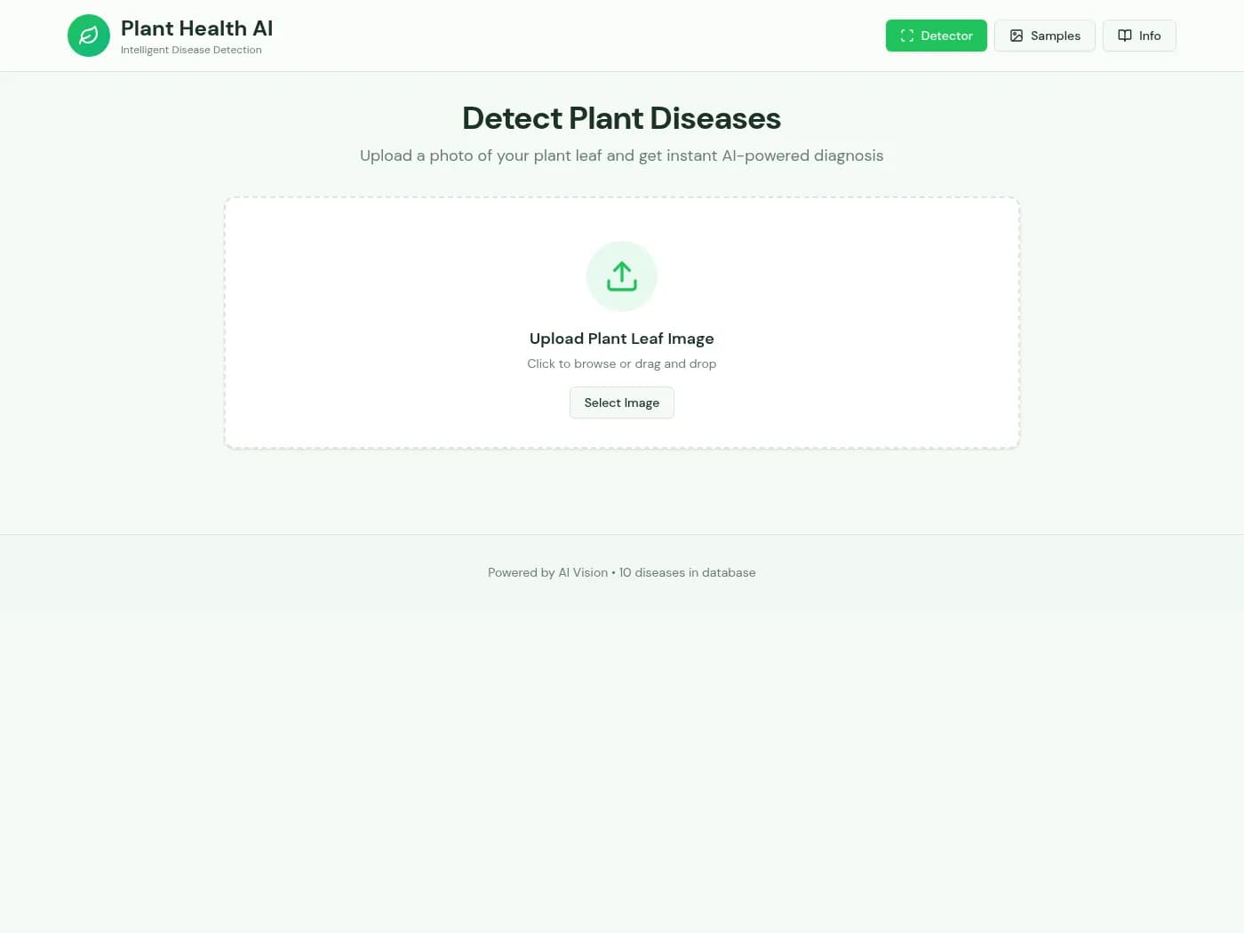 Plant Leaf Disease Detector