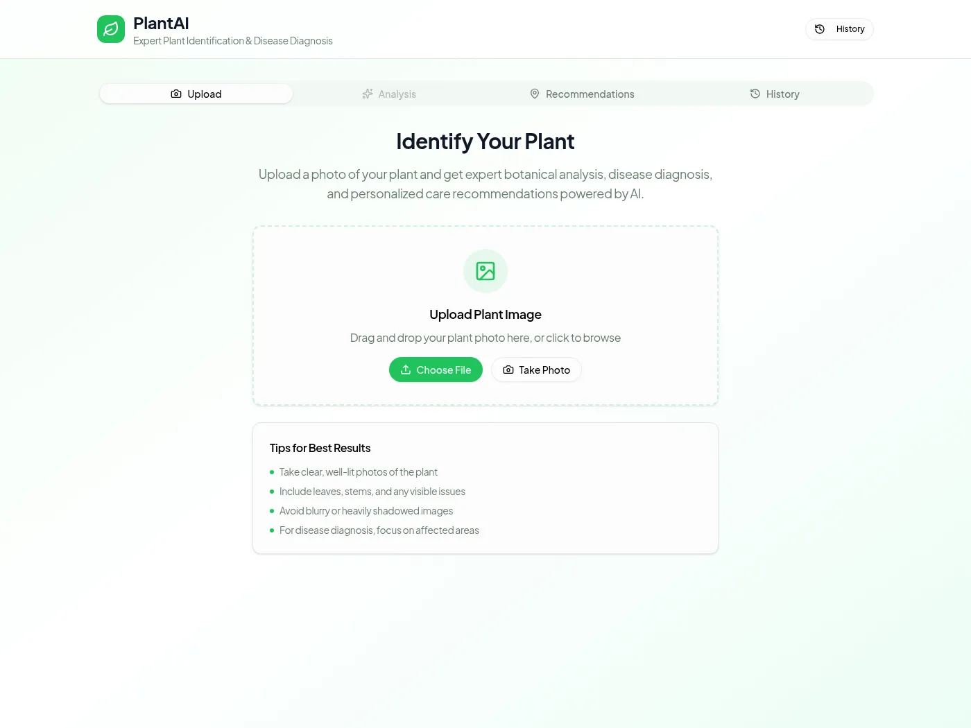 PlantAI: Expert Plant Identification & Disease Diagnosis App