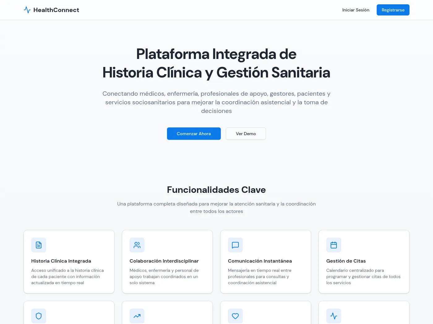 Plataforma Integrada de Historia Clínica y Gestión Sanitaria