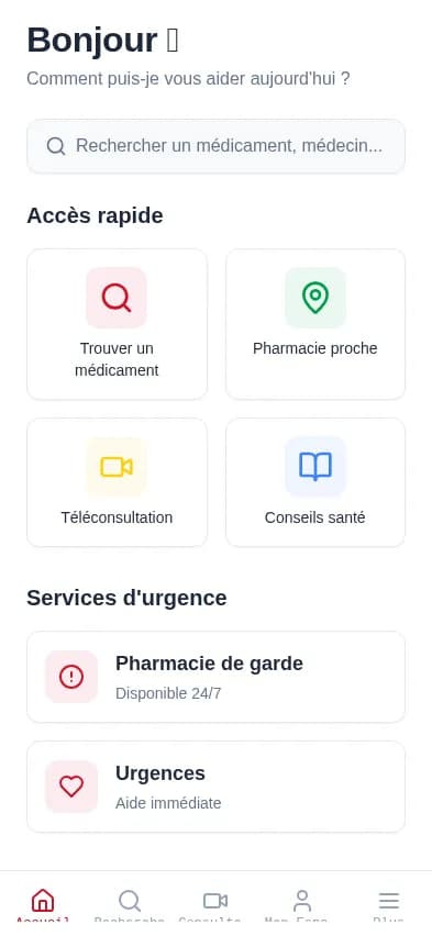 Plateforme Numérique de Santé pour le Burkina Faso (Web & Mobile)