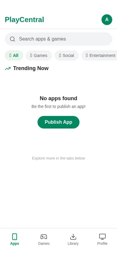 PlayCentral: The Multi-Platform App & Game Marketplace