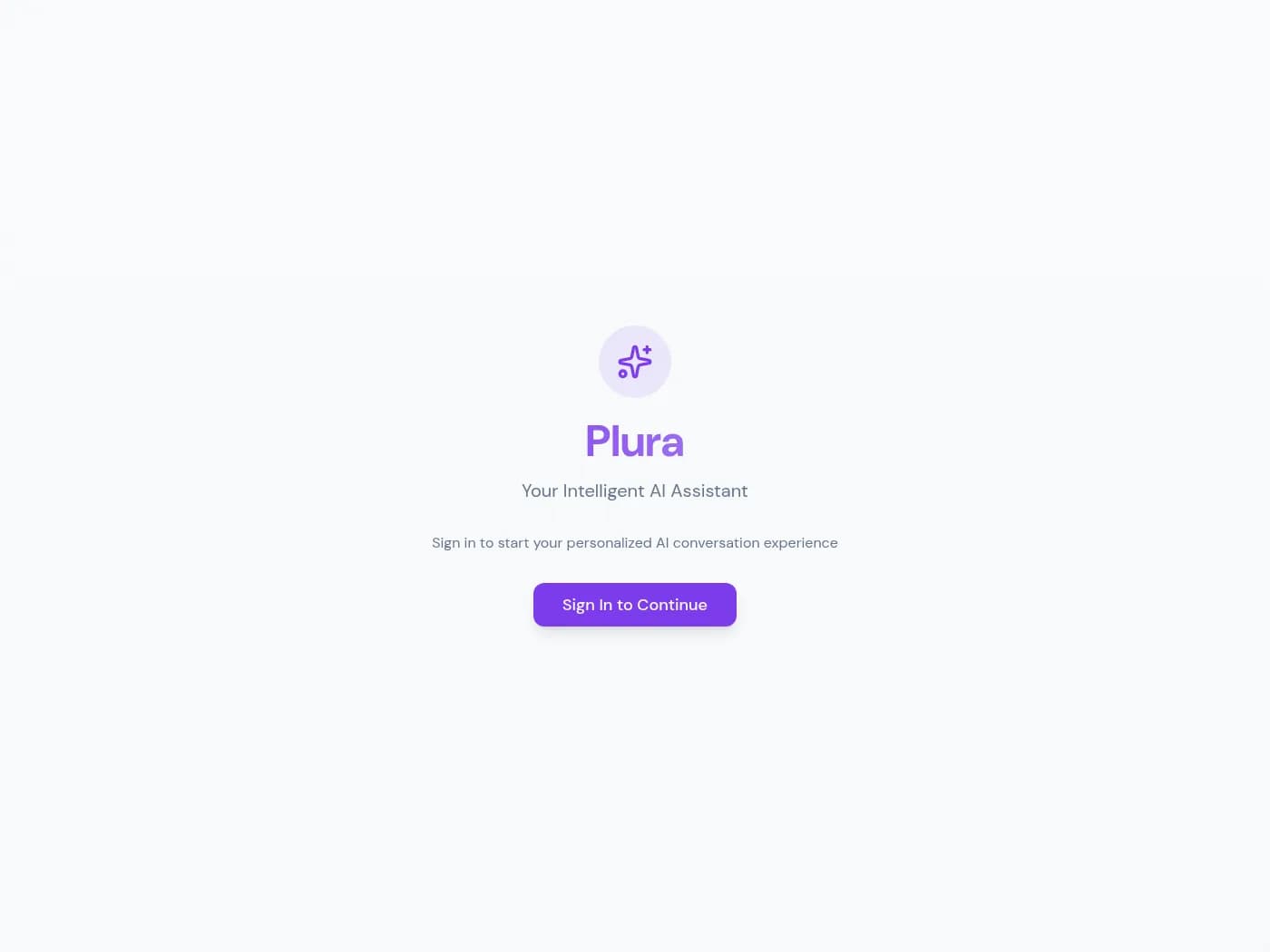 Plura - AI Chat Assistant Web App