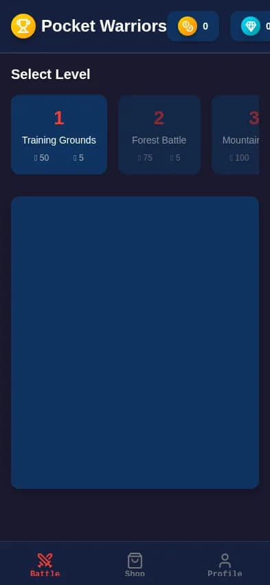 Pocket Play: Mobile Game App