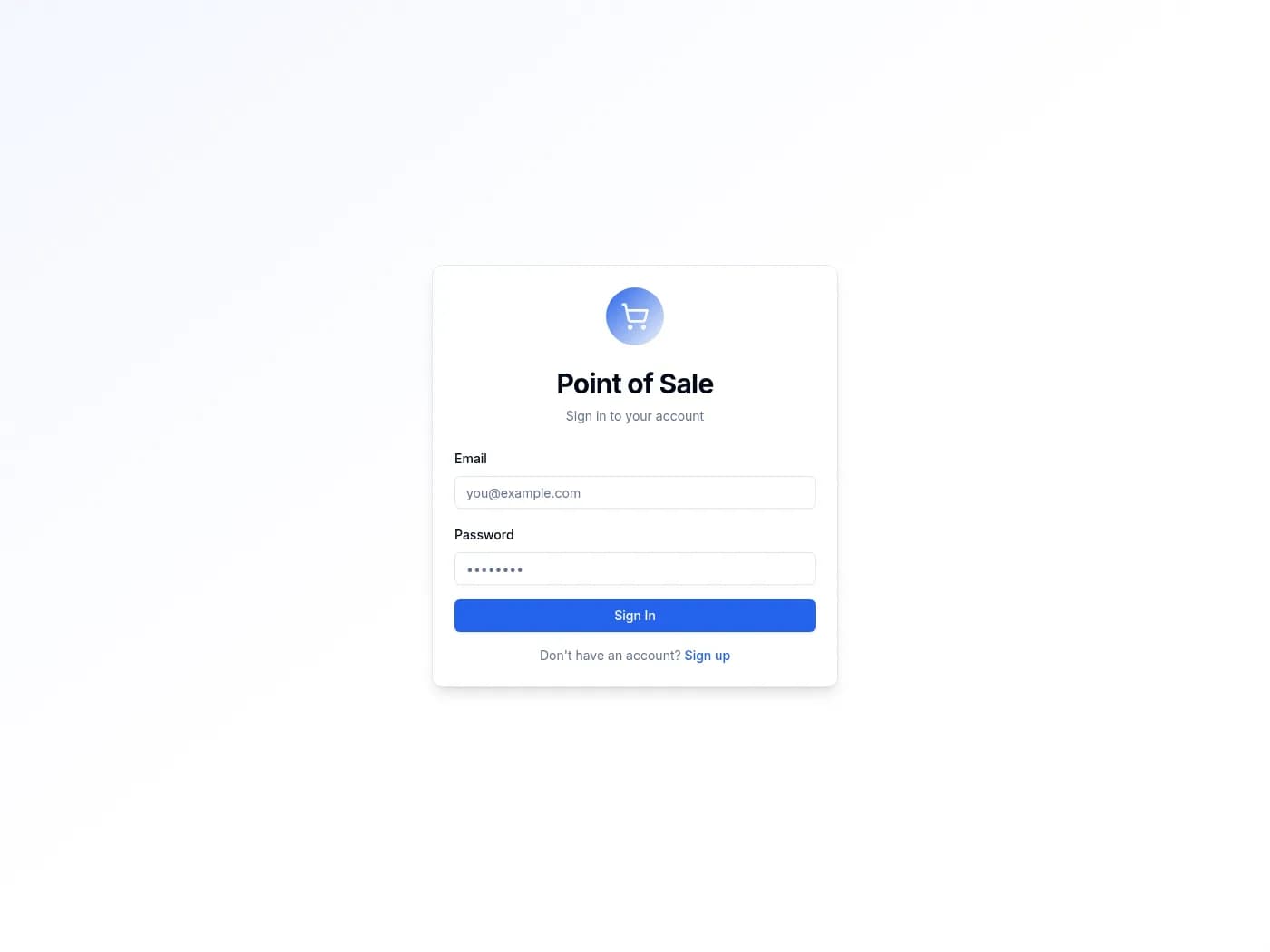 Point of Sale System