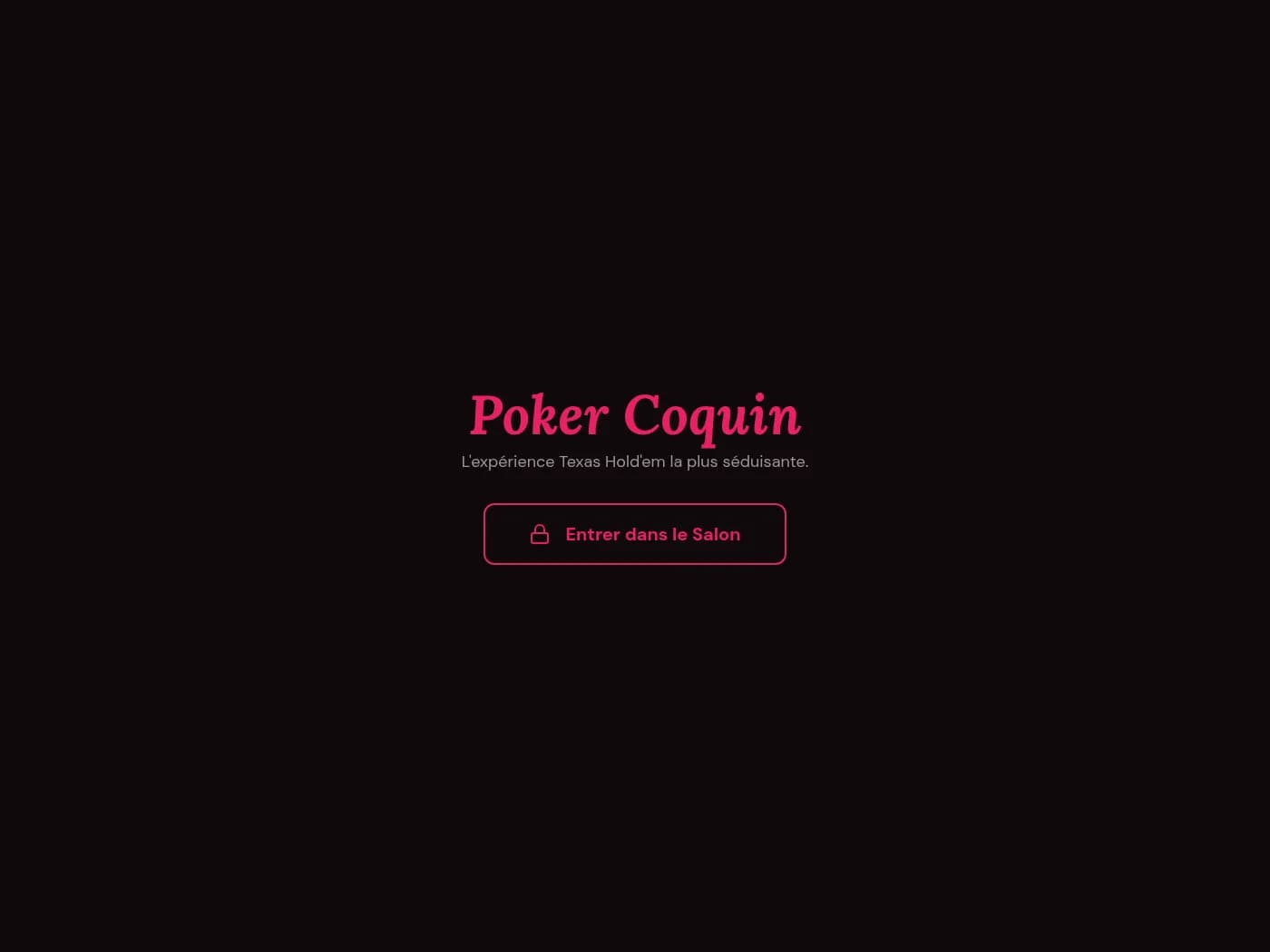 Jeu de Poker Texas Hold'em Coquin