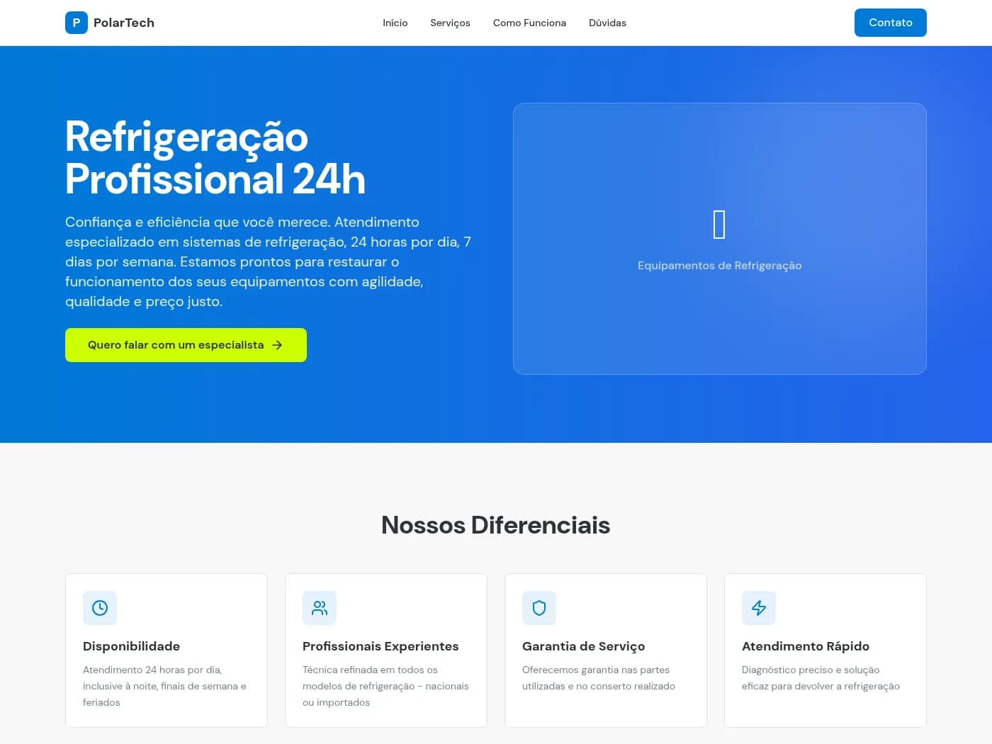 PolarTech Business Website