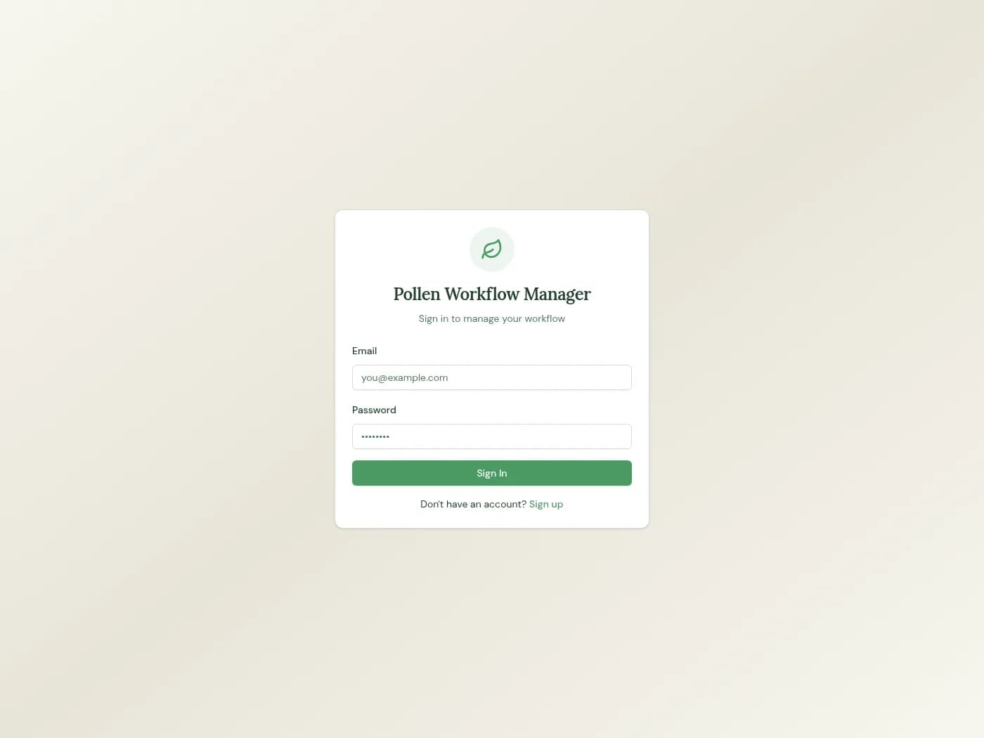 Pollen Cremated Remains Scattering Workflow Manager